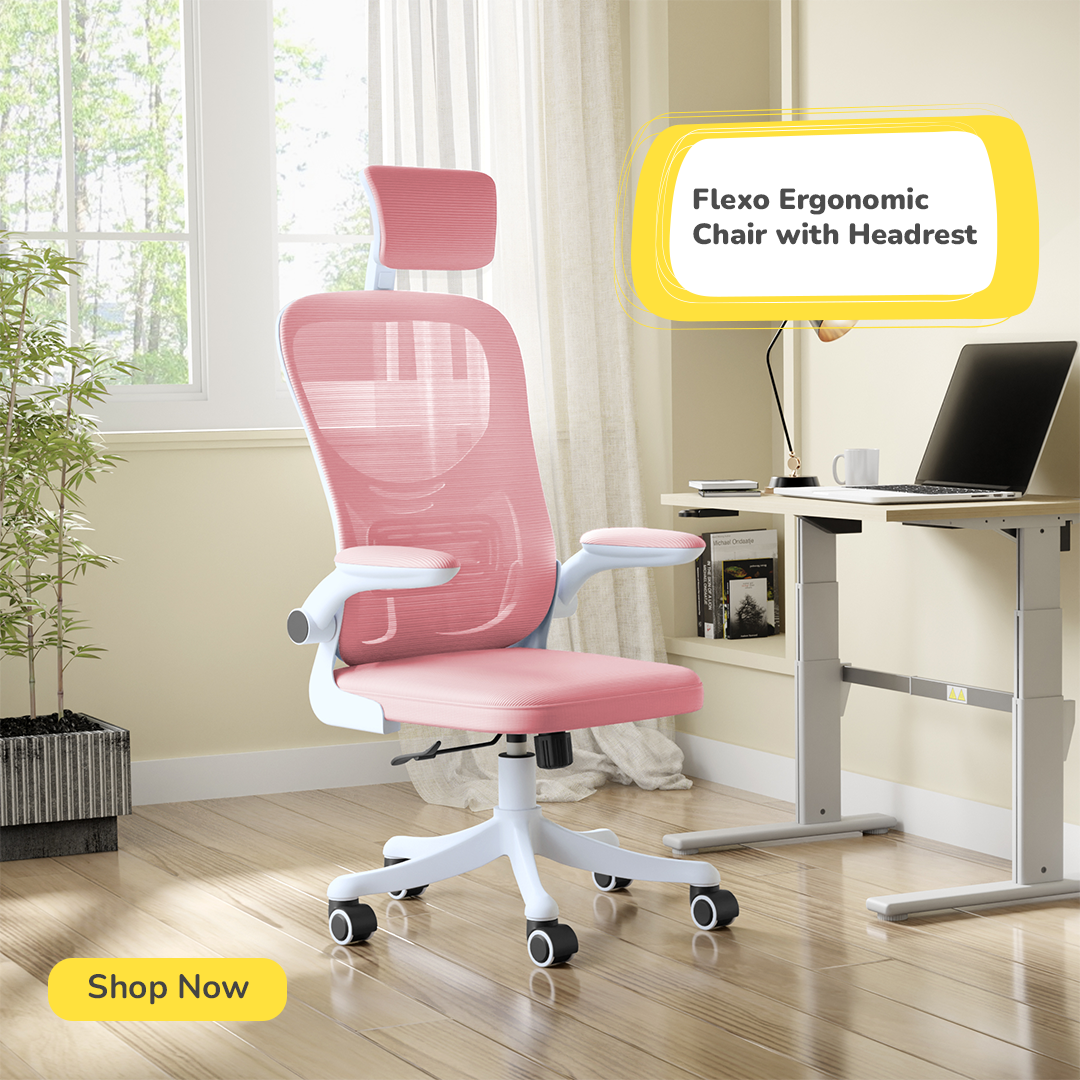 Alex Daisy Plastic Flexo Ergonomic Office Chair/Study Chair/Computer C ...